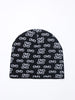 DESIR MONOGRAM BEANIE - BLACK - Marc Desir